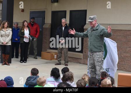 Col. Troy L. Endicott, 460th Space Wing commander, departs with his ...
