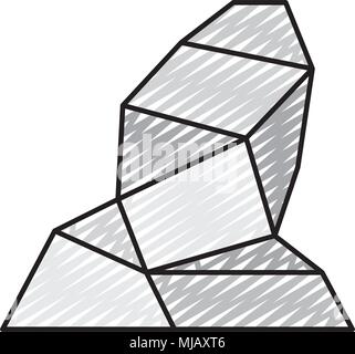 granite stone rock icon doodle illustration Stock Vector Image & Art ...