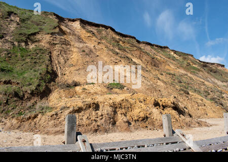 Sea cliffs at Mundesley, Norfolk, England UK Stock Photo - Alamy