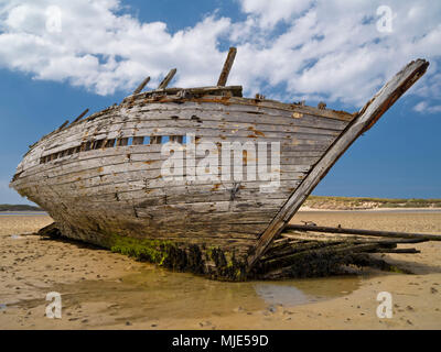 Ireland, Donegal, ship wreck at the Gweedore Bay close Derrybeg Stock ...