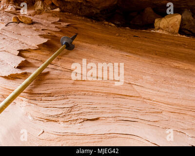 Lithification of sand dunes is the process turning unconsolidated sand ...