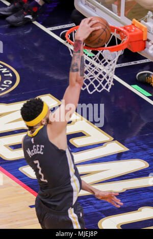 Golden State Warriors center JaVale McGee returns home with the Larry O ...