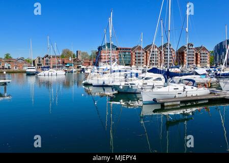 Ipswich Marina, Suffolk. 5th May, 2018. UK Weather: Fantastic hot sunny ...
