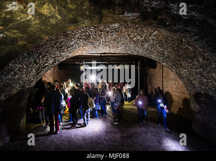 (dpa) - A group of museum visitors learn about the systems of the human ...