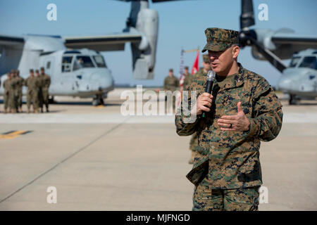 Colonel Adam L. Chalkley, the commanding officer of Combat Logistics ...