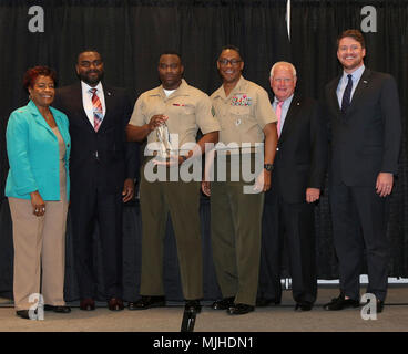 Maj. Gen. Craig C. Crenshaw, right, out-going commanding general ...