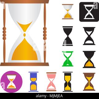 timer hourglass isolated icon Stock Vector Image & Art - Alamy