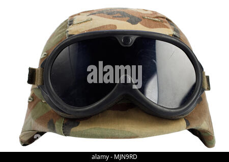 A US PASGT Kevlar helmet with a Woodland (M81 General Purpose Pattern ...