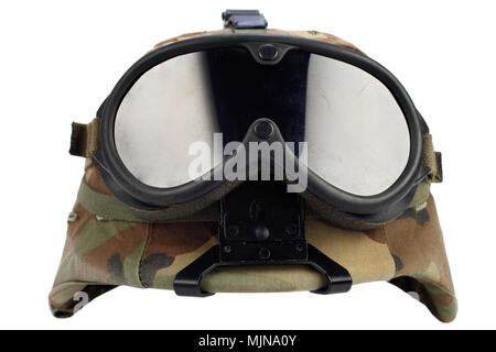 A US PASGT Kevlar helmet with a Woodland (M81 General Purpose Pattern ...