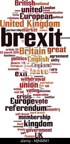 Brexit word cloud concept. Vector illustration Stock Vector Image & Art ...