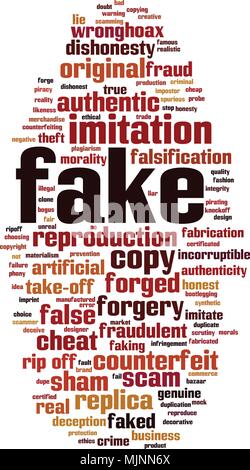 Imitation word cloud concept. Vector illustration Stock Vector Image ...