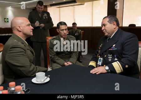 Maj. Gen. David G. Bellon (left), commander of Marine Corps Forces ...