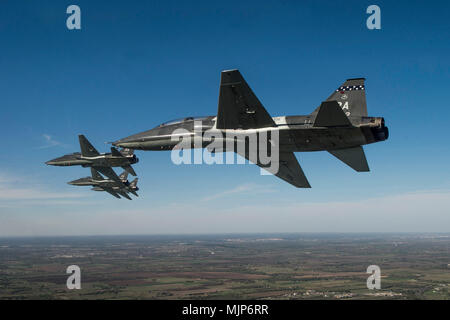 Pilots assigned to the 560th Flying Training Squadron soar over San ...