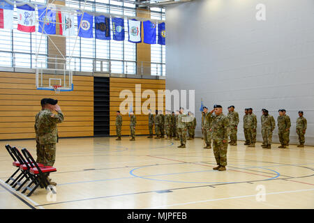 Lt. Col. Jared Hoffman, commander for the 522nd Military Intelligence ...