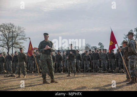 U.S. Marine Corps Col. Samuel C. Cook, commanding officer, Headquarters ...