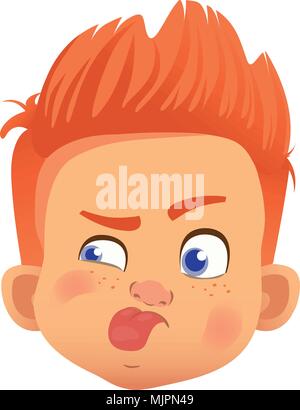 redhead boy character Stock Vector Image & Art - Alamy