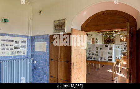 18 April 2018, Germany, Herrlingen: The Friedensthal house, where Erwin ...