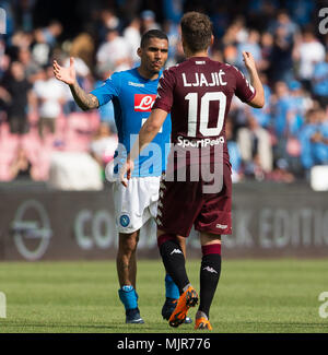 Allan of SSC Napoli during the Serie A TIM match between SSC Napoli and ...