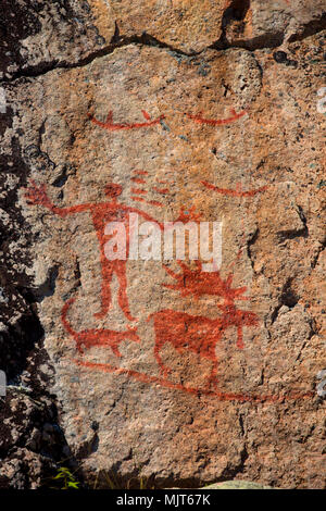 Hegman Lake Pictographs boundary waters canoe area Minnesota Stock ...