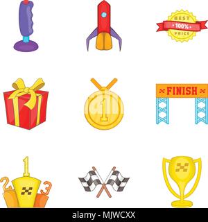 Honourable mention icons set, cartoon style Stock Vector Image & Art ...