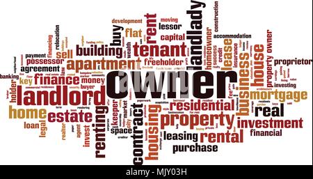 Owner word cloud concept. Vector illustration Stock Vector Image & Art ...