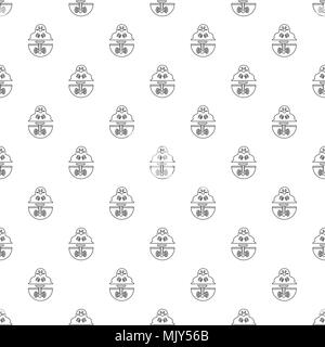 Cute mole vector seamless pattern illustration Stock Vector Image & Art ...