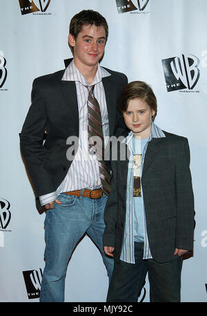 Nick Benson arriving at the WB - tca Winter Party on the Warner Lot, in ...
