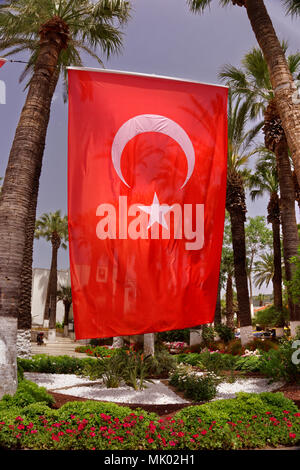 Turkish flag banner Stock Photo - Alamy