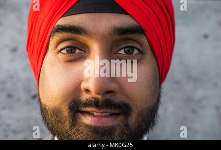 Punjabi businessman portrait outdoors - Hindi man wearing formal ...