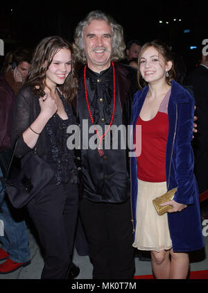 Billy Connolly with daughters Amy and Scarlett arriving at the ...