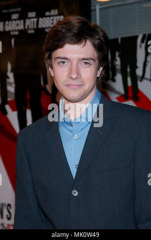 arriving at the Ocean Eleven premiere at the Mann's Village Theatre in ...