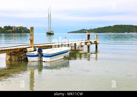 landscape of Porto Heli beach Argolis Greece - greek summer destination ...
