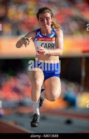 GOLD COAST, AUSTRALIA - APRIL 8: Amy Carr of Scotland competing in the ...