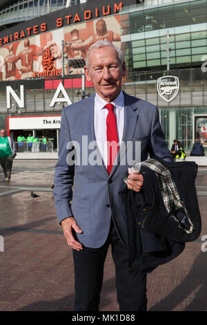 CSKA Moscow and Arsenal fans arrive at the Emirates in north London for ...