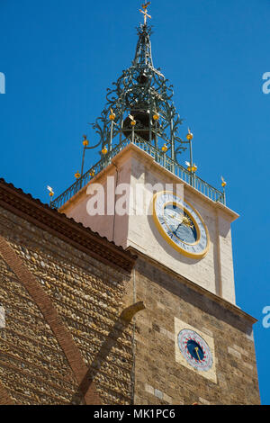 Catalan flags hanging at medieval Cathedral Basilica of Saint John the ...