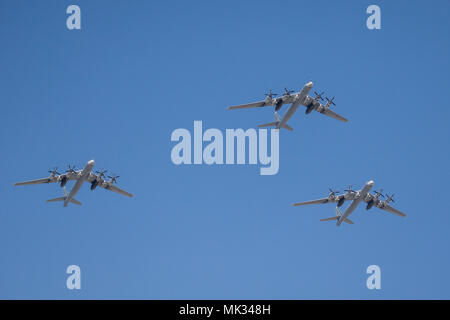 Russian four-engine turboprop-powered strategic bomber TU 95 MS Stock ...