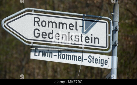18 April 2018, Germany, Herrlingen: The Friedensthal house, where Erwin ...
