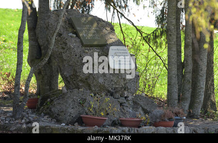 18 April 2018, Germany, Herrlingen: The Friedensthal house, where Erwin ...