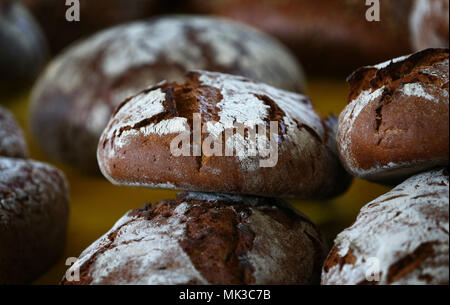 Kist, Germany. 09th July, 2015. Various kinds of bread are pictured in ...