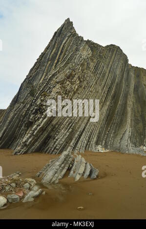 Fossil Record Mountains With Formations Of The Flysch Type Of The ...