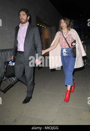 Alex Jones and husband Charlie Thomson leave 'One Show' studios ...