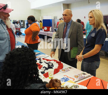 Sherree Colvin (left), chief of Social Work Services at Wm. Jennings ...