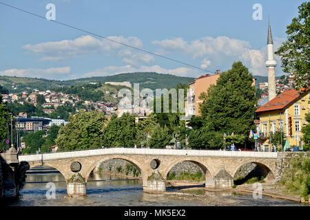 Latin Bridge, Princip Bridge, Sarajevo, Bosnia and Herzegovina, Bosna i ...
