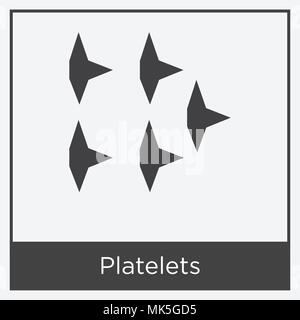 Platelets vector icon isolated on transparent background, Platelets ...