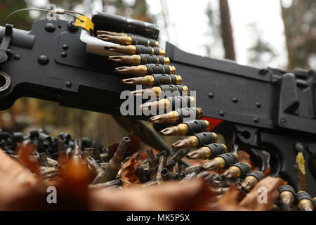 M247 General Purpose Machine Gun Ammunition Stock Photo - Alamy