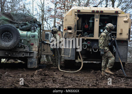 Armored vehicles of the 1ST Armored Division, VII Corps, Augsburg ...