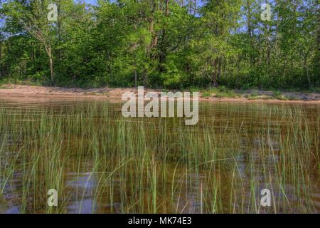 Bowstring Lake is Part of the Leech Lake Native American Reservation in ...