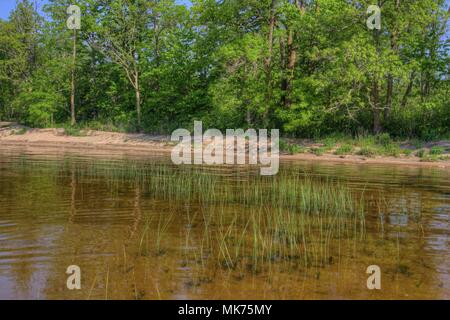 Bowstring Lake is Part of the Leech Lake Native American Reservation in ...