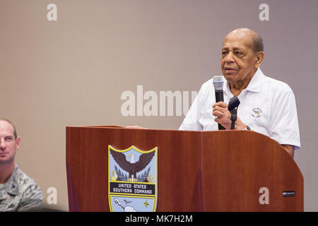 MIAMI (Nov. 16, 2017) -- Dr. Harold Brown, a World War II veteran who ...