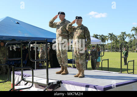 Command Sgt. Maj. Bryant Lambert, outgoing command sergeant major of U ...